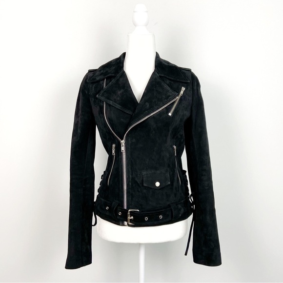 A.L.C. | Jackets & Coats | Alc Suede Leather Biker Jacket | Poshmark
